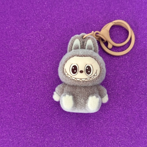 Small Pets | Labubu Grey Plush Keychain | Poshmark